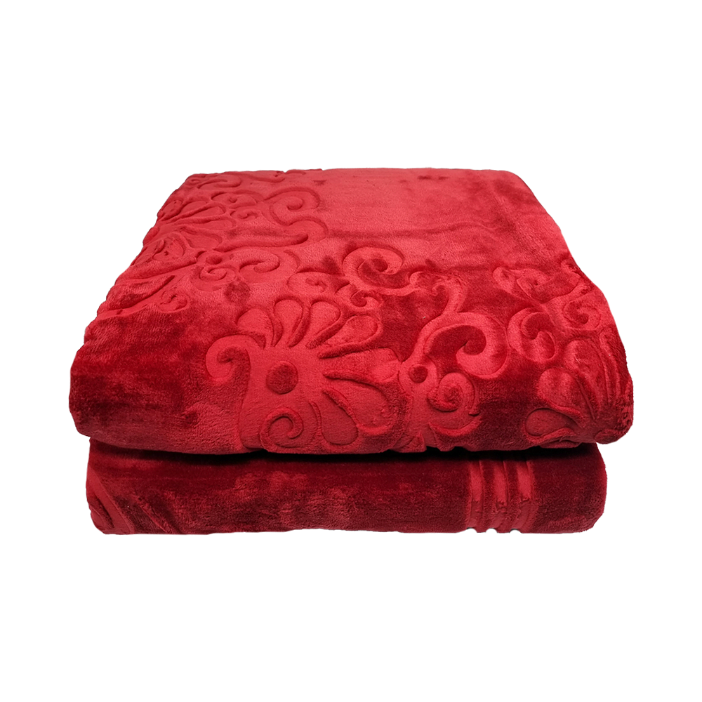 Patura embosata de lux 220x240cm Sarar Battaniye 4kg PEL4-Burgundy ...