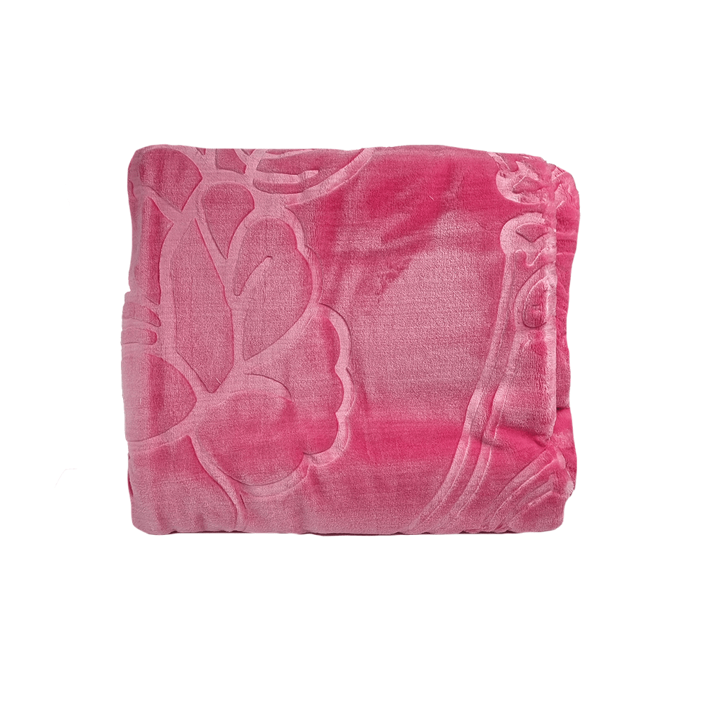Patura embosata de lux 220x240cm Sarar Battaniye 4kg PEL4-Roz - Conforter
