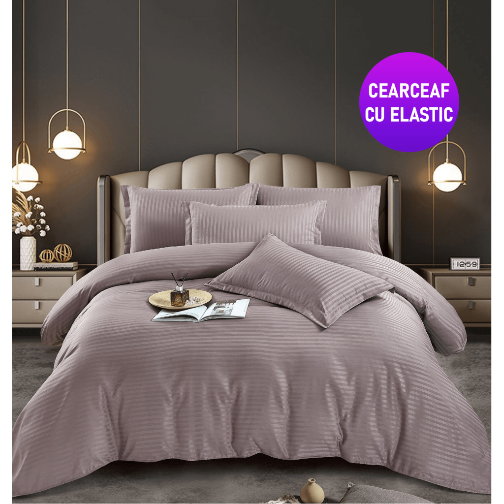 Lenjerie cu elastic Damasc Finet 6 piese Empress, pret si oferta
