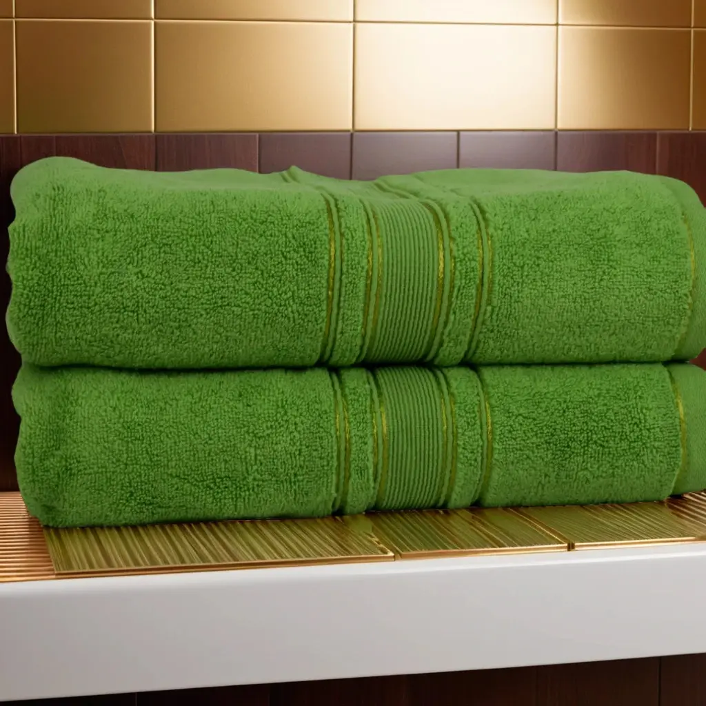 Set 2 Prosoape Pufoase de Lux 70×130cm, 100% Bumbac Pieptanat, Zero ...